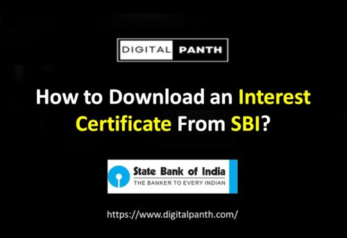 How to Download Interest Certificate From SBI Yono App? -Digital Panth